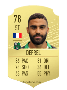 Gregoire Defrel FIFA 20 Rating, Card, Price