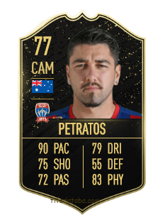 Dimitri Petratos FIFA 20 Rating, Card, Price