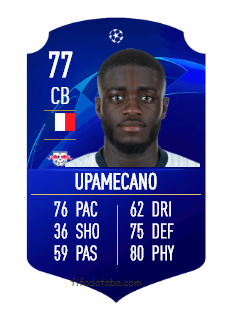 Dayot Upamecano FIFA 20 Rating, Card, Price