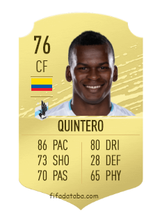 Darwin Quintero FIFA 20 Rating, Card, Price