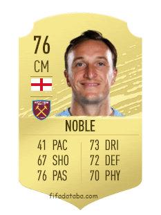 Mark Noble FIFA 20 Rating, Card, Price