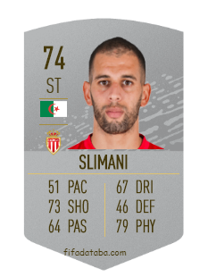 Islam Slimani FIFA 20 Rating, Card, Price