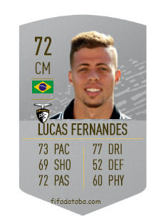 Lucas Fernandes da Silva FIFA 20 Rating, Card, Price