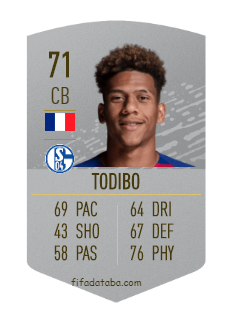 Jean-Clair Todibo FIFA 20 Rating, Card, Price