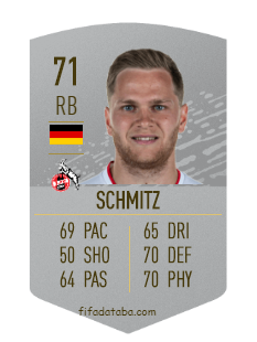 Benno Schmitz FIFA 20 Rating, Card, Price