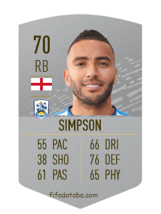 Danny Simpson FIFA 20 Rating, Card, Price