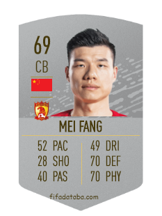 Fang Mei FIFA 20 Rating, Card, Price