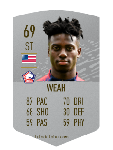 Timothy Weah FIFA 20 Rating, Card, Price