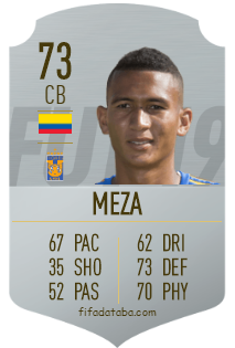 Francisco Meza FIFA 19 Rating, Card, Price