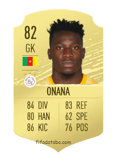 André Onana FIFA 20 Rating, Card, Price
