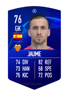 Jaume Domenech Sánchez FIFA 20 Rating, Card, Price