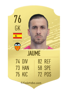 Jaume Domenech Sánchez FIFA 20 Rating, Card, Price
