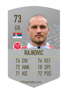 Predrag Rajkovic FIFA 20 Rating, Card, Price