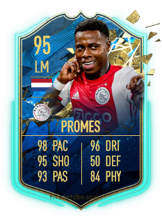 Quincy Promes FIFA 20 Rating, Card, Price