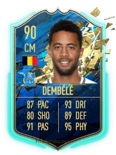Mousa Dembélé FIFA 20 Rating, Card, Price