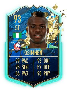 Victor Osimhen FIFA 20 Rating, Card, Price