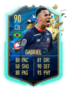 Gabriel dos S. Magalhães FIFA 20 Rating, Card, Price