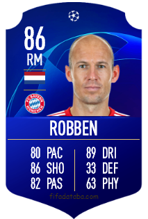 Arjen Robben FIFA 19 Rating, Card, Price