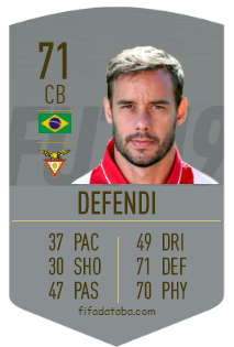 Rodrigo Defendi FIFA 19 Rating, Card, Price