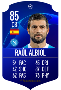 Raúl Albiol Tortajada FIFA 19 Rating, Card, Price