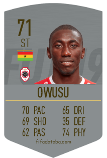 William Owusu FIFA 19 Rating, Card, Price
