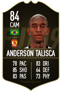Anderson Souza Conceição FIFA 19 Rating, Card, Price