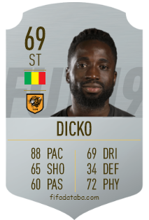 Nouha Dicko FIFA 19 Rating, Card, Price