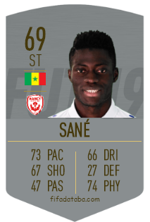 Pape Sané FIFA 19 Rating, Card, Price