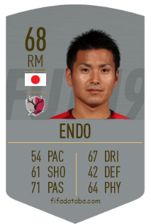 Yasushi Endo FIFA 19 Rating, Card, Price