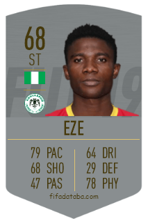 Patrick Eze FIFA 19 Rating, Card, Price