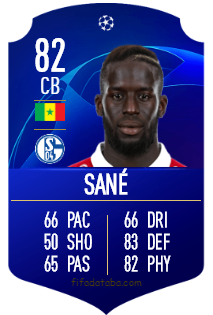 Salif Sané FIFA 19 Rating, Card, Price