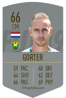 Donny Gorter FIFA 19 Rating, Card, Price