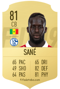 Salif Sané FIFA 19 Rating, Card, Price