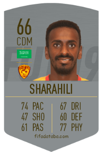 Shaya Ali Sharahili FIFA 19 Rating, Card, Price