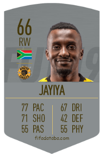Bhongolwethu Jayiya FIFA 19 Rating, Card, Price