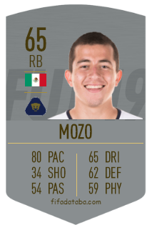 Alan Mozo FIFA 19 Rating, Card, Price