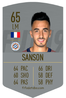 Killian Sanson FIFA 19 Rating, Card, Price