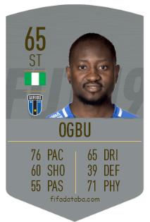 Moses Ogbu FIFA 19 Rating, Card, Price