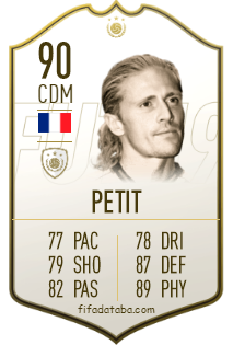 Emmanuel Petit FIFA 19 Rating, Card, Price