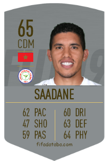 Marwane Saadane FIFA 19 Rating, Card, Price