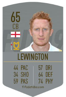 Dean Lewington FIFA 19 Rating, Card, Price