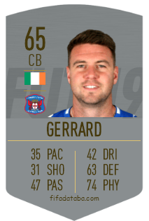 Anthony Gerrard FIFA 19 Rating, Card, Price
