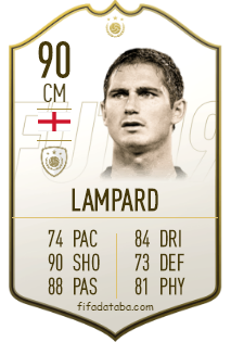 Frank Lampard FIFA 19 Rating, Card, Price