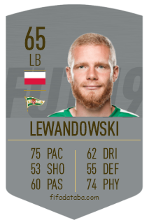 Mateusz Lewandowski FIFA 19 Rating, Card, Price