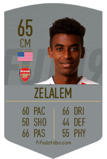 Gedion Zelalem FIFA 19 Rating, Card, Price